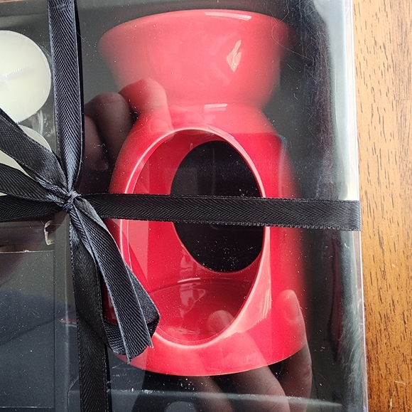 Accents | Ceramic Oil Burnerwax Burner Set Tealight Candle ...